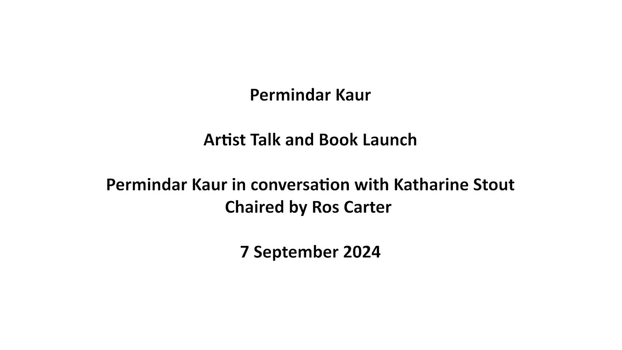 John Hansard Gallery | Videos | Permindar Kaur: Artist Talk and Book Launch